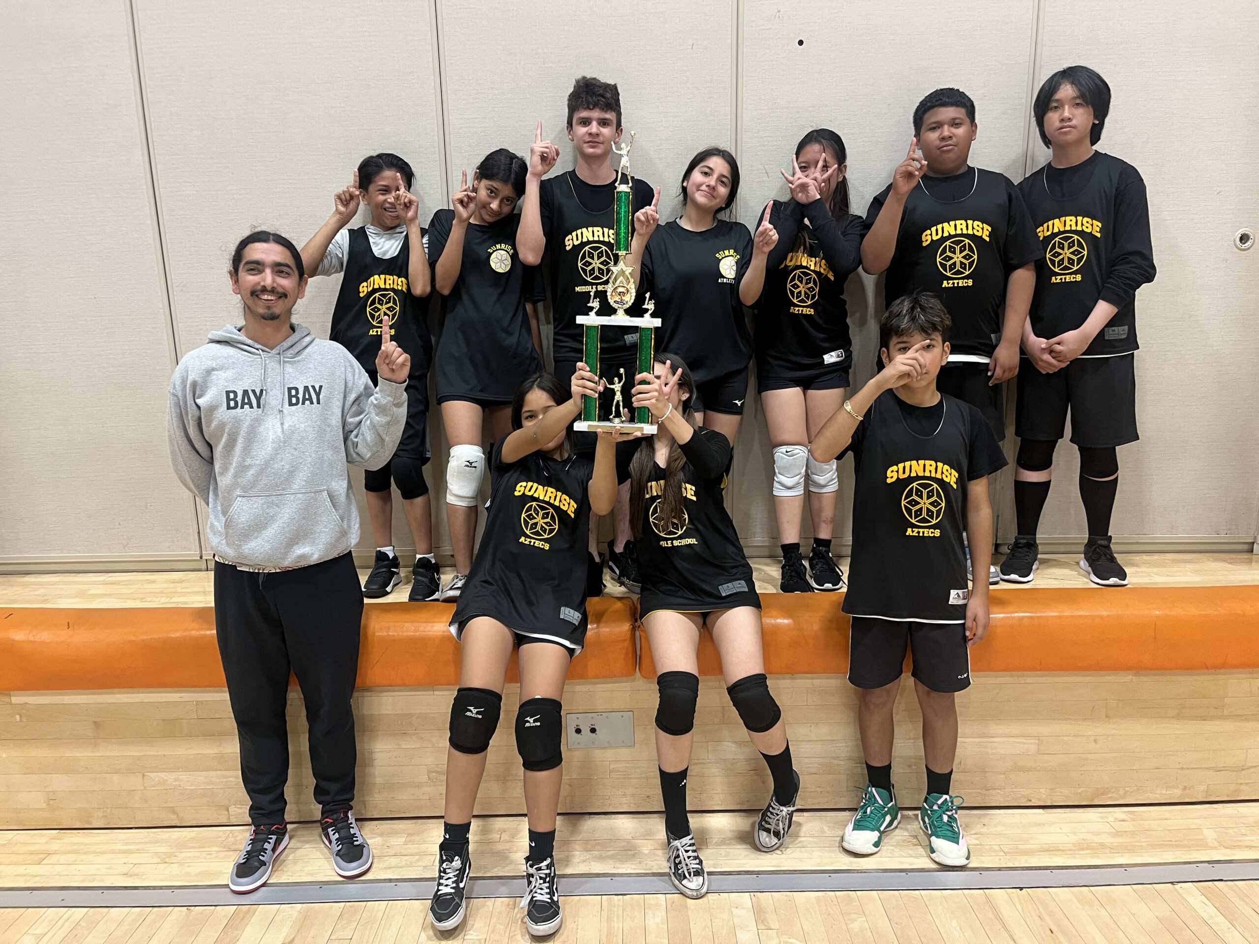 Division Champs - Sunrise Middle School